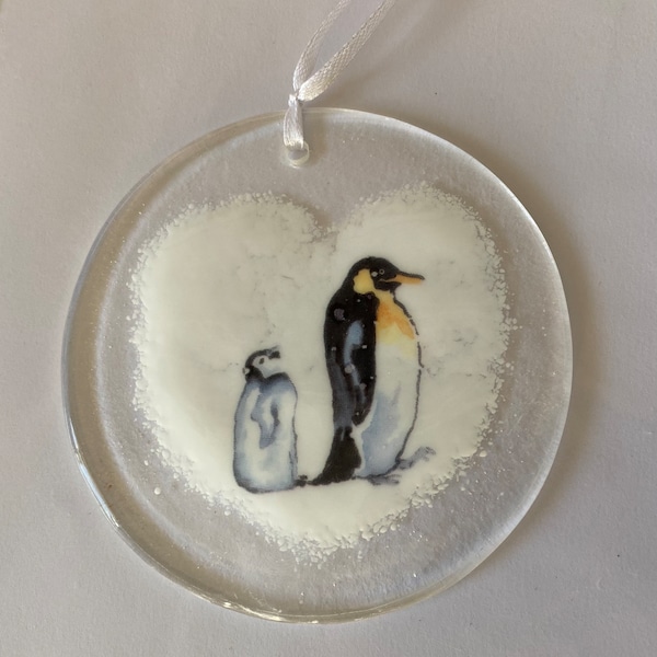 Glass Penguin - Etsy