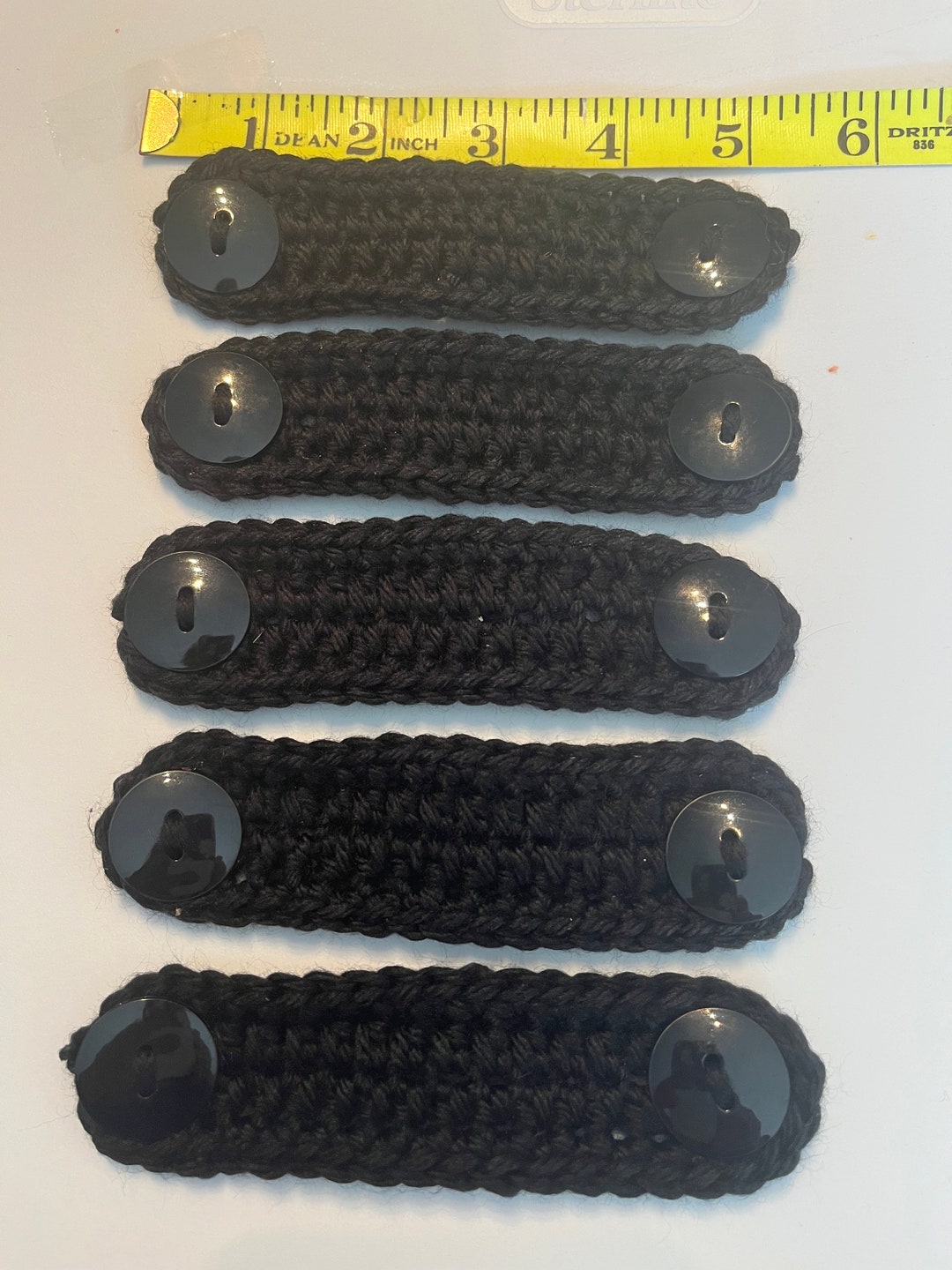 5 Black Ear Saver Extenders for Face Masks - Etsy
