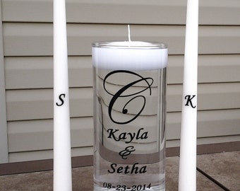 Wedding Candle Set | Etsy