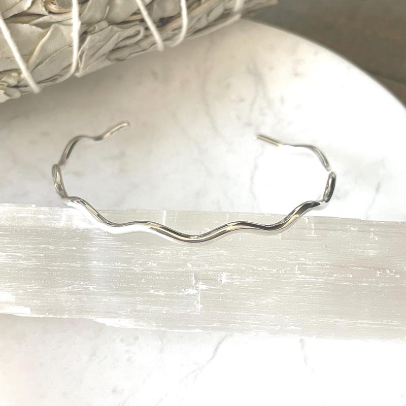 Silver Cuff Bracelet - Etsy