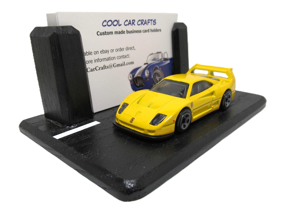 Ferrari F40 Business Card Holder: "street Scene" (2 Color Options) - Etsy