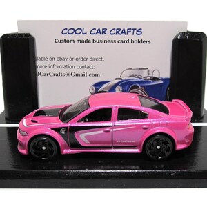 Dodge Charger Hellcat Business Card Holder "street Scene" - Etsy