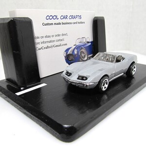 1972 Corvette Stingray Convertible Business Card Holder " Street Scene ...