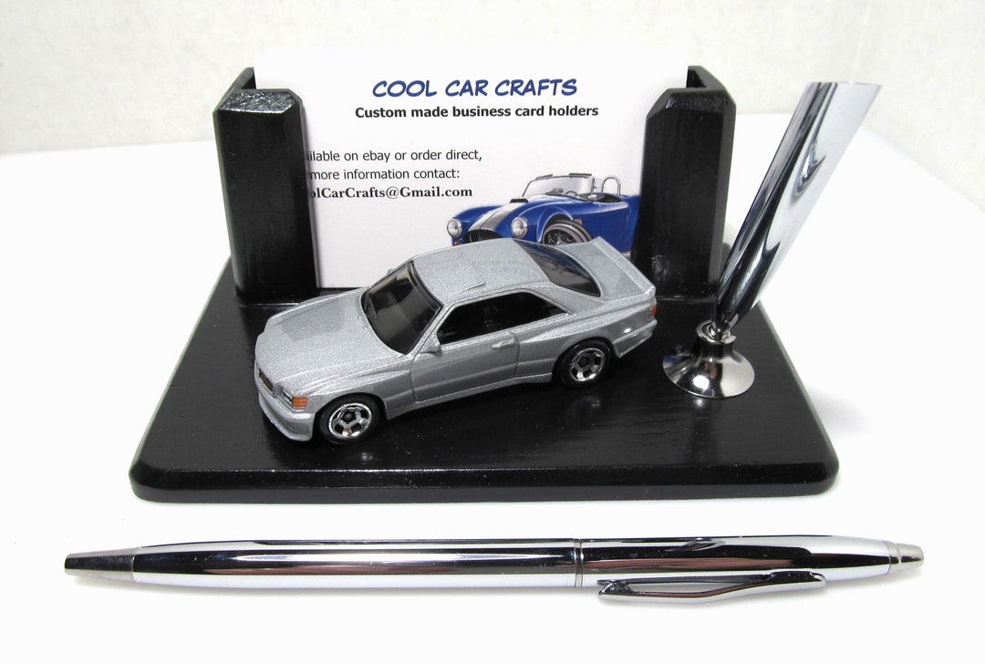 Mercedes 560 SEC AMG Business Card Holder New Optional Pen Holder 3 ...