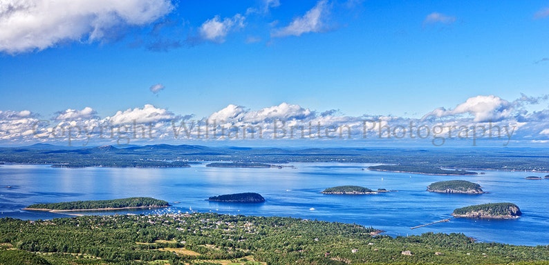 Bar Harbor Panorama - Fine Art Photography - Digital Download ...