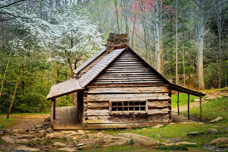 Springtime at the Ogle Cabin - Digital Download - Fine Art Photography ...