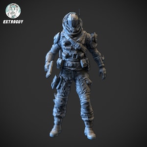 A Man and His Robot 100mm (poseable) - Etsy