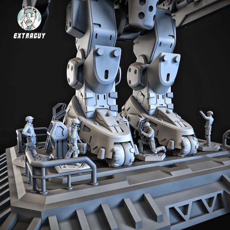 Broken Axe Mech 100mm - Etsy