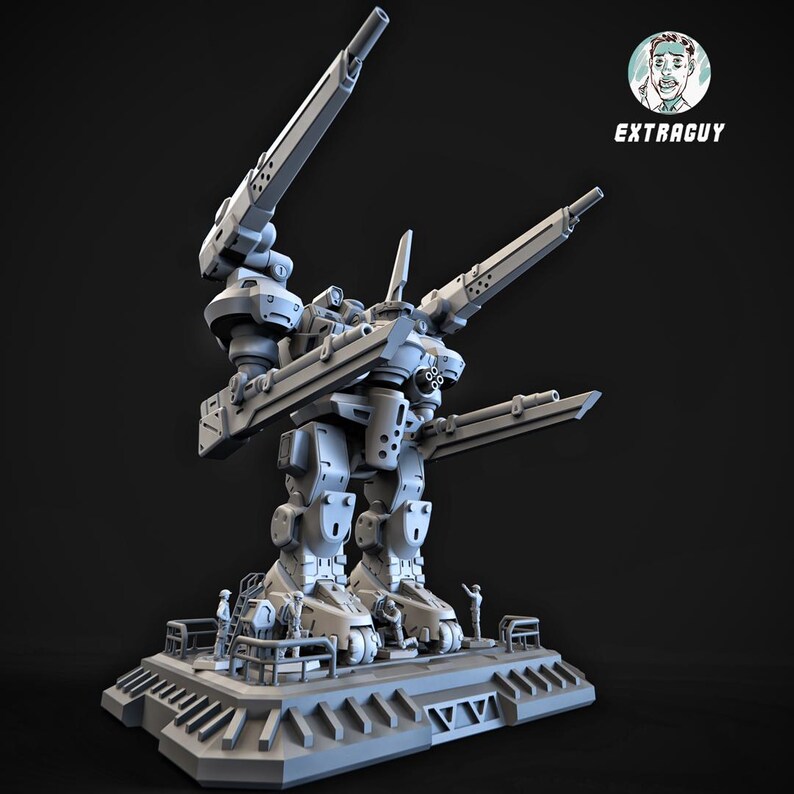 Broken Axe Mech 100mm - Etsy