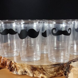 24+ Mustache Cup With 5 Mustache Designs or 20+ Vinyl Decals.baby ...