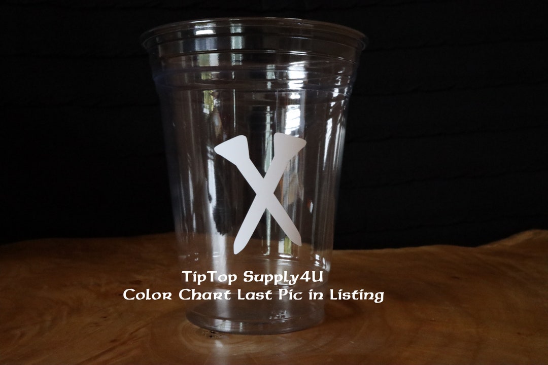 24+ Golf Tees Clear Disposable Cups or 20+ Vinyl Decals.baby Shower ...