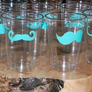 24+ Mustache Cup With 5 Mustache Designs or 20+ Vinyl Decals.baby ...