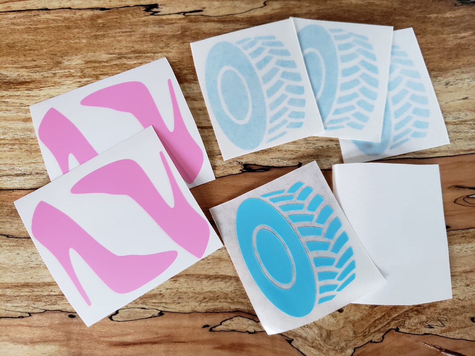 24+ Heel or Wheel Clear Disposable Cups or 20+ Decals Baby Shower ...
