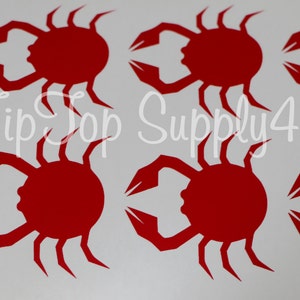 20+ Crab Vinyl Sticker. Nautical, Sea Life, Under the Sea, Fish, Party ...