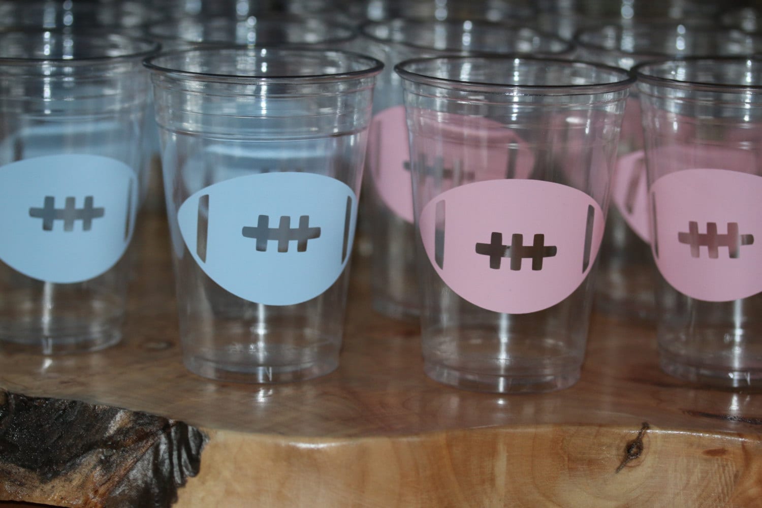 24+ Football Clear Party Cup or 20+ Vinyl Decals. Kids Party,gender ...