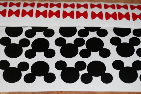 20 Mouse Vinyl Stickers. Party Decoration Boy Mouse Girl - Etsy