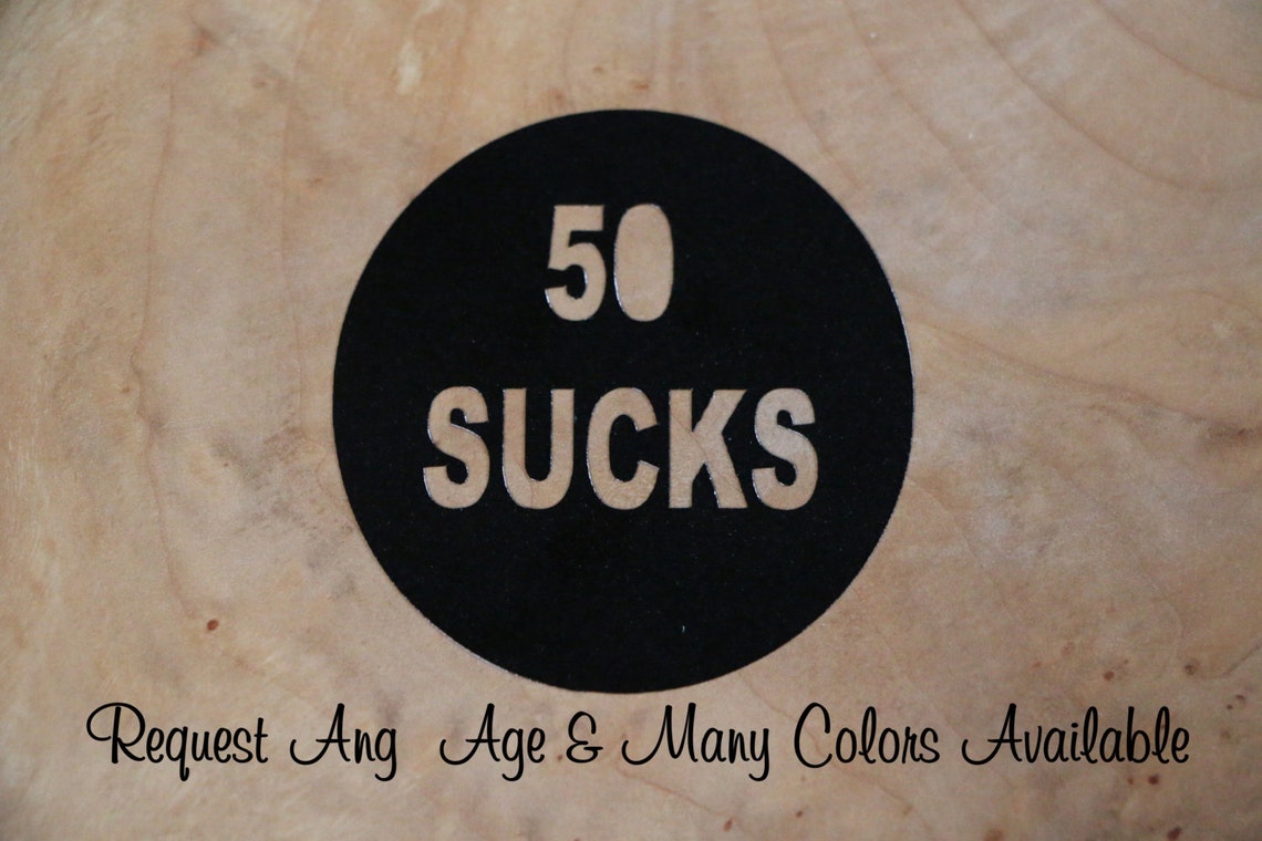8 Stickers 30 Sucks 50 Sucks 60 Sucks 70 Sucks 80 Sucks - Etsy