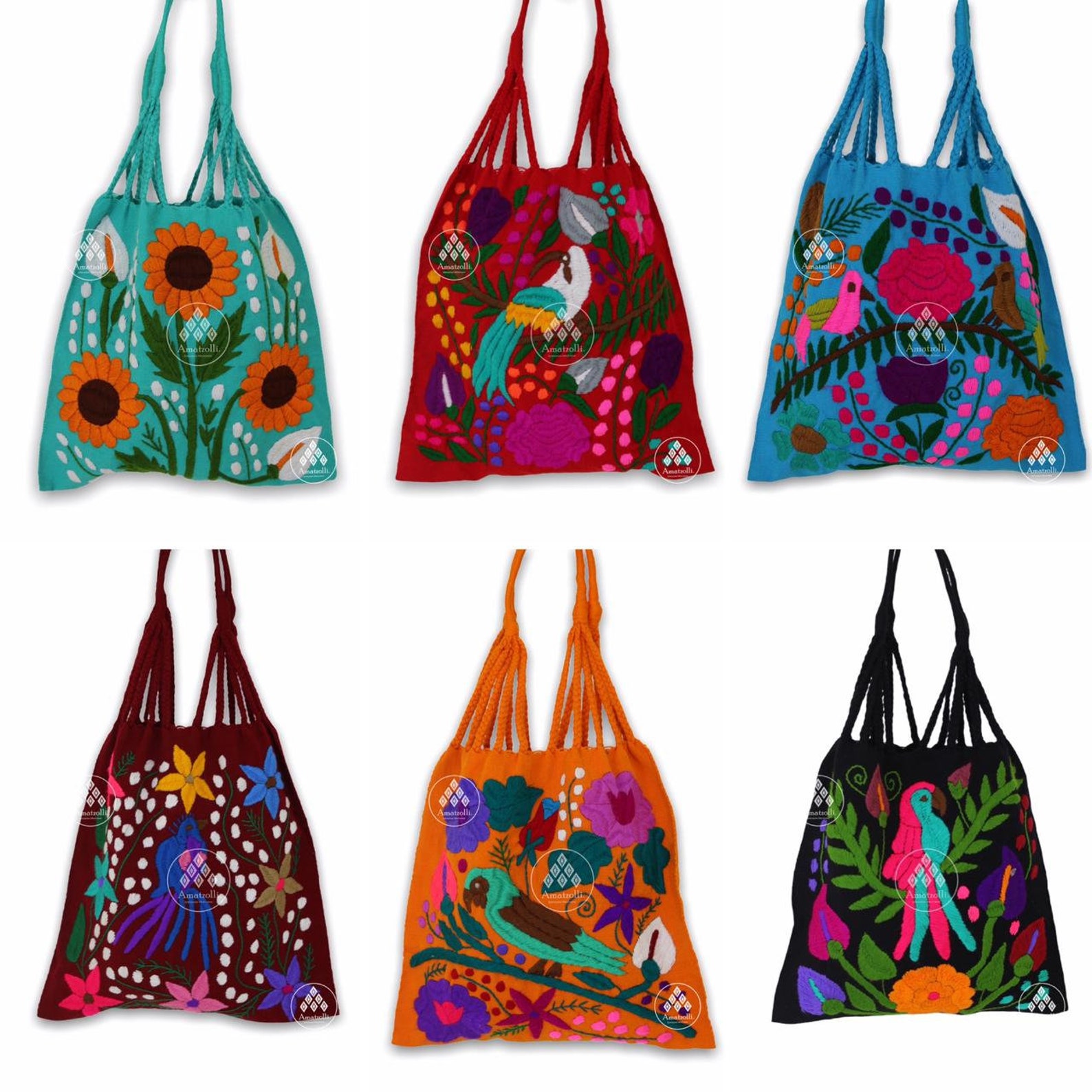 Morral Mexican Craft Bag Wild Model | Etsy