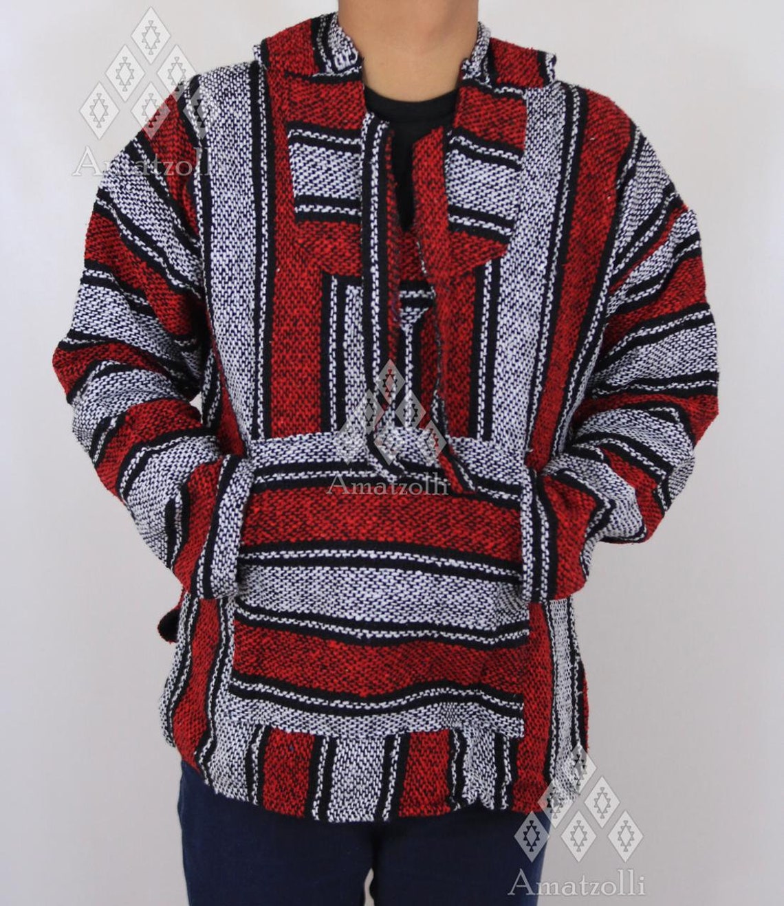 Jacket Sweatshirt Chamarra Poncho Sweater from Jerga Unisex | Etsy