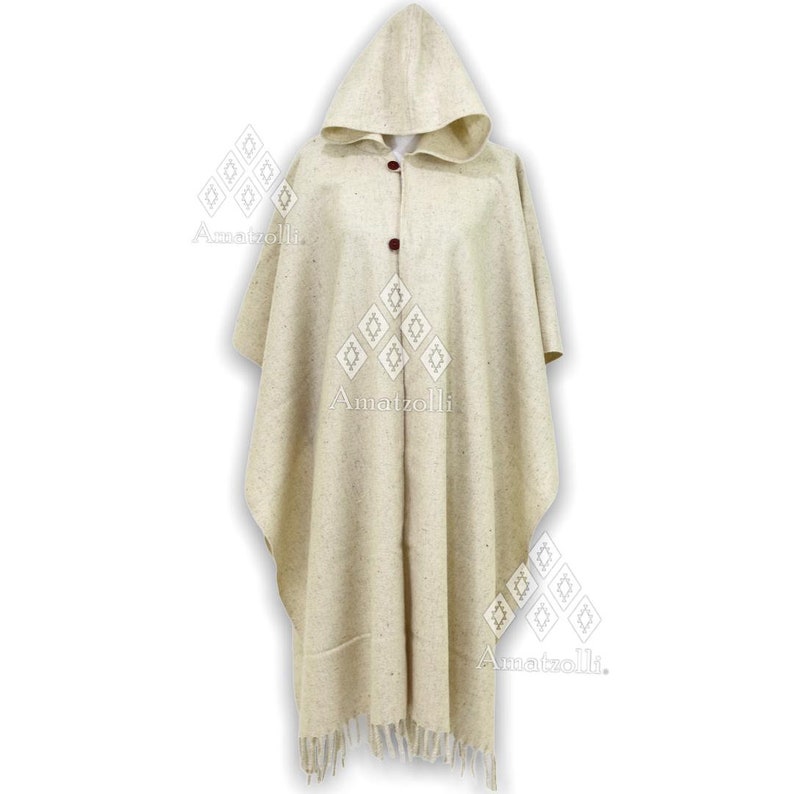 Jorongo Poncho Unisex de Lana Mexicano mod. Elsa - Etsy España