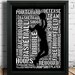 Girl Basketball Player Poster, Basketball Sports Printable Wall Art ...