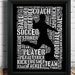 Soccer Decor, Word Art Poster Soccer Printable Wall Art, Home Decor ...