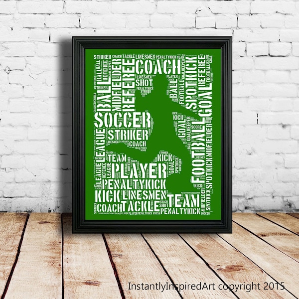 Soccer Wall Art' - Etsy