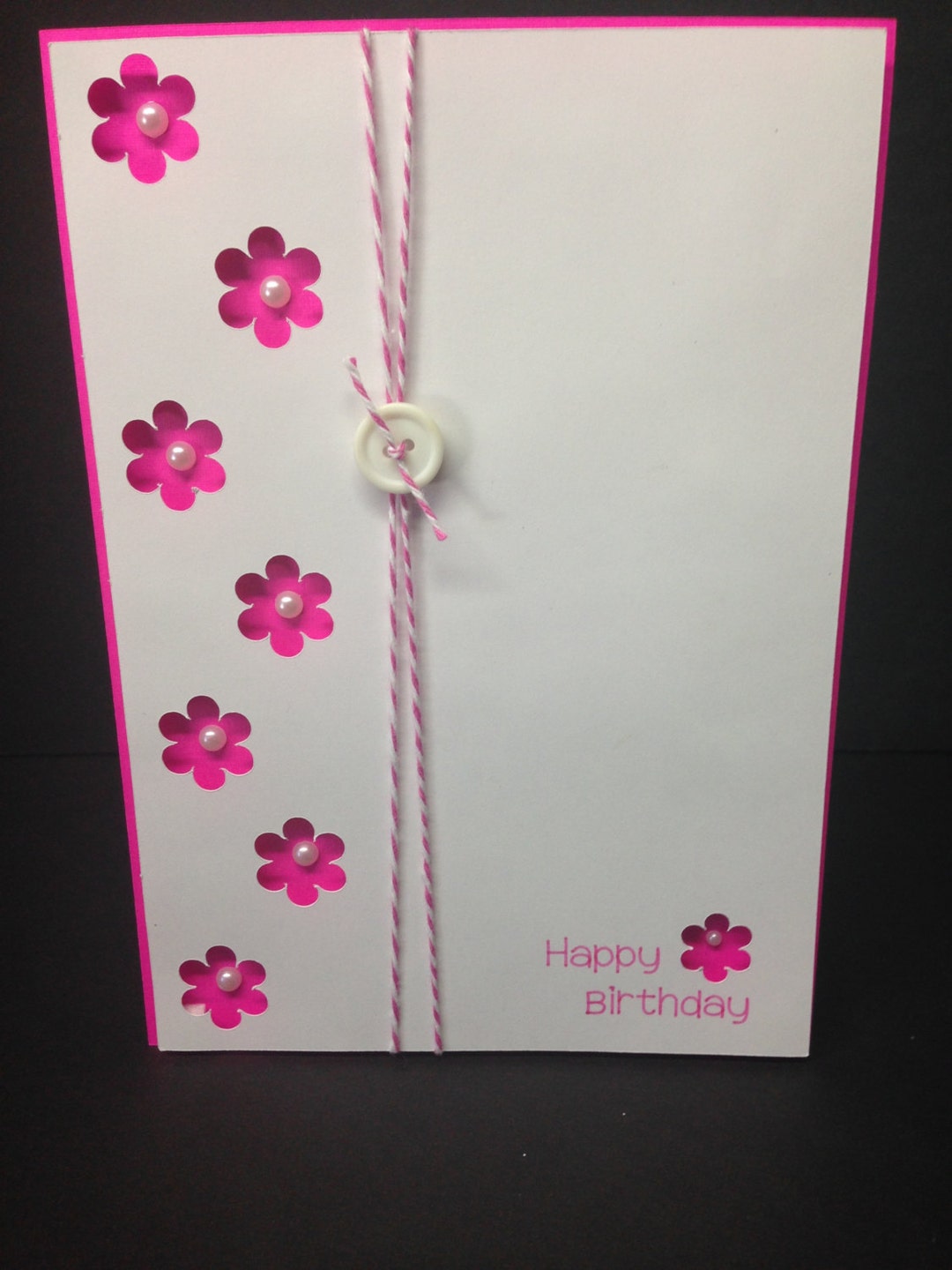 Happy Birthday With Cut Outs - Etsy