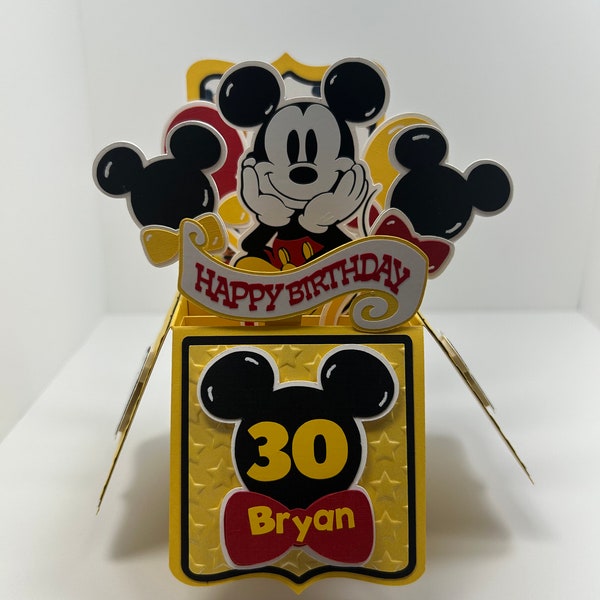 Mickey Mouse Pop Up - Etsy