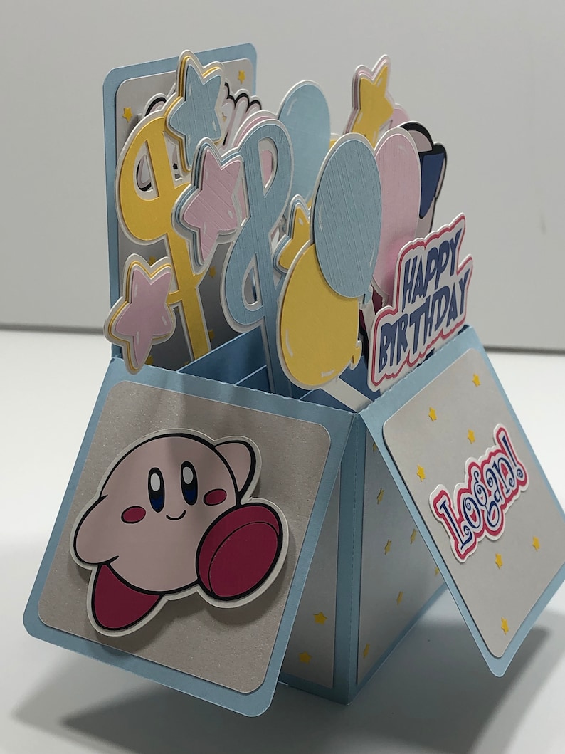 Kirby Pop up Card - Etsy