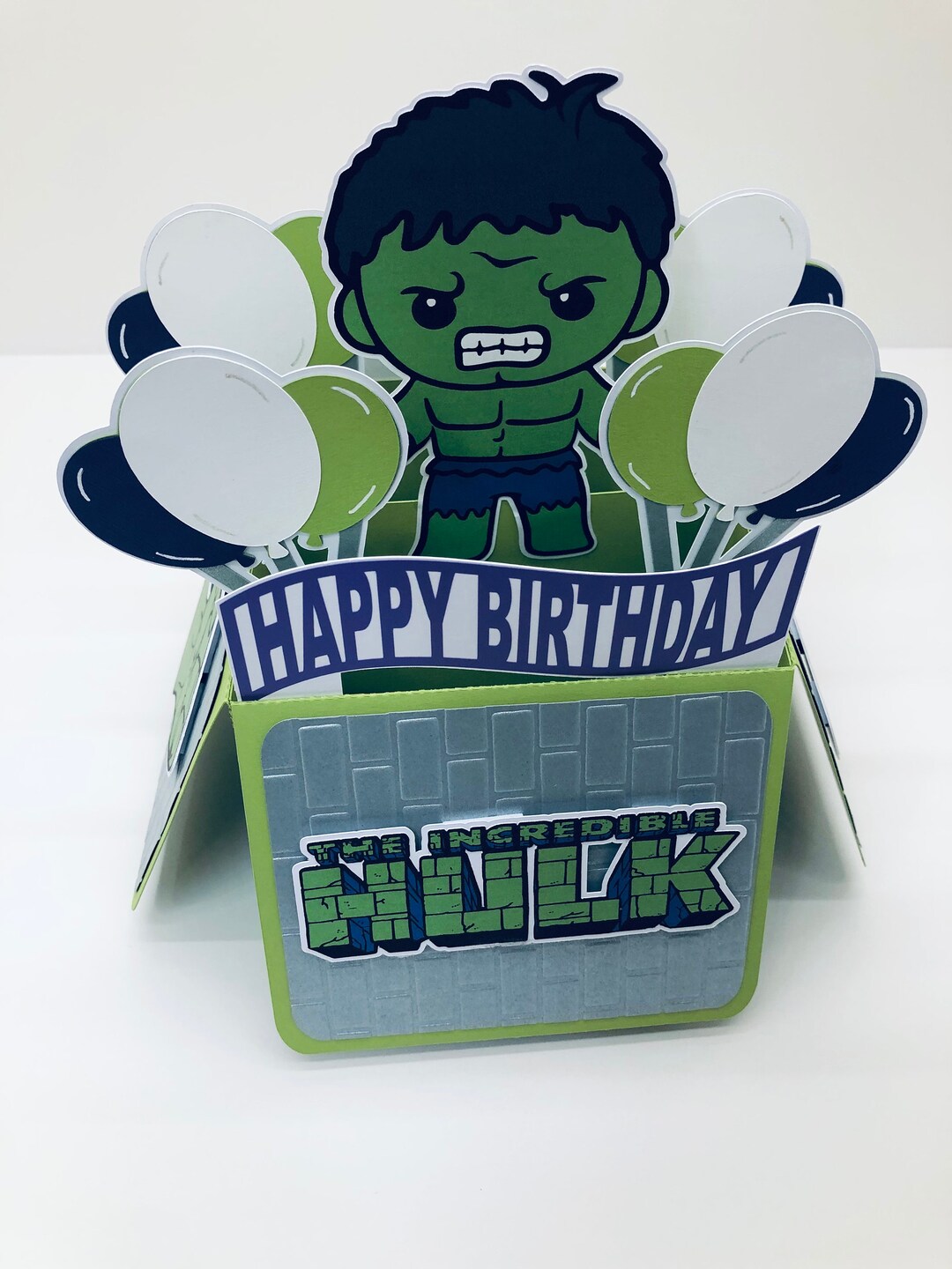 Hulk Pop up Centerpiece - Etsy