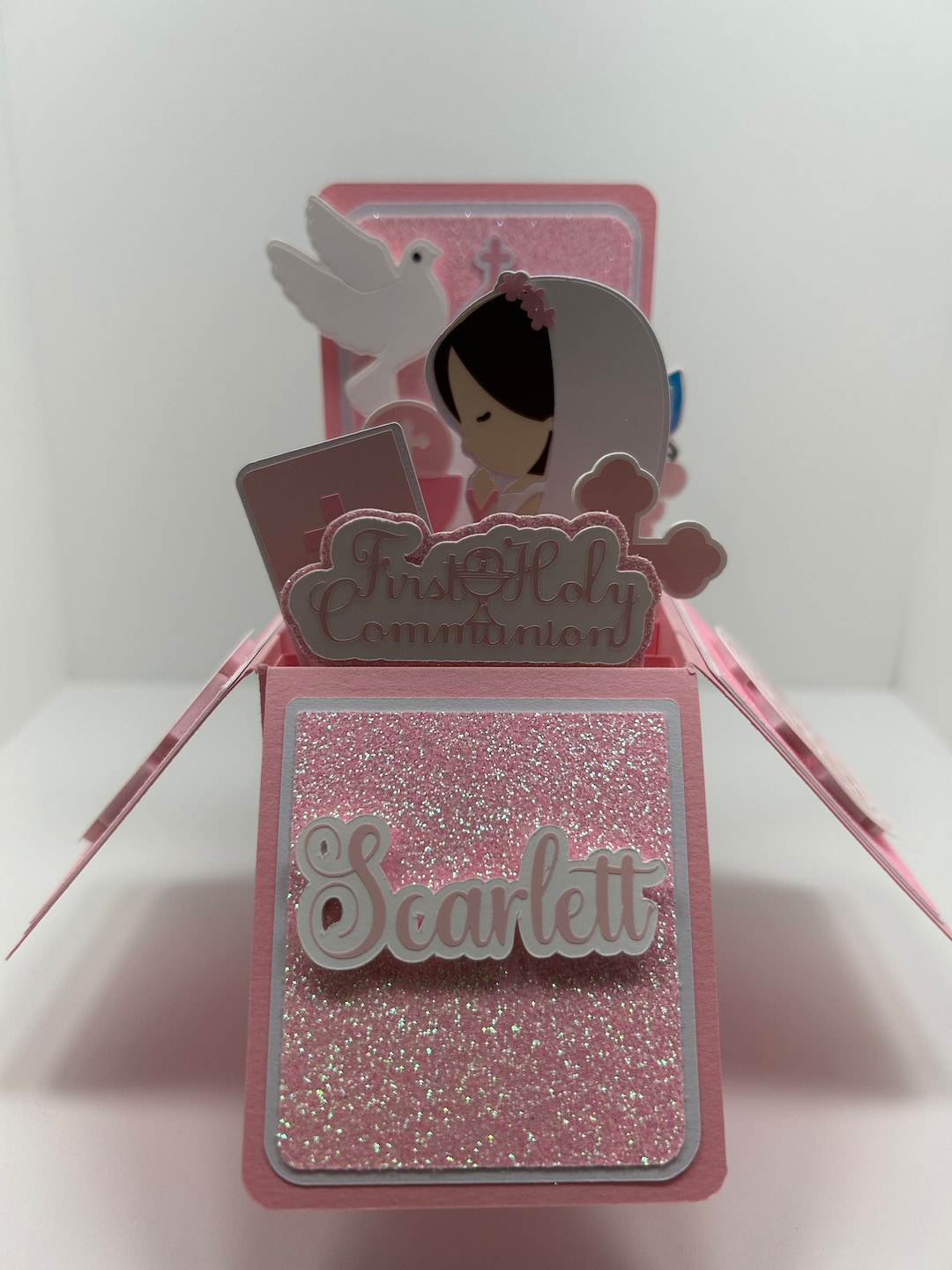 First Holy Communion Pop up Card - Etsy