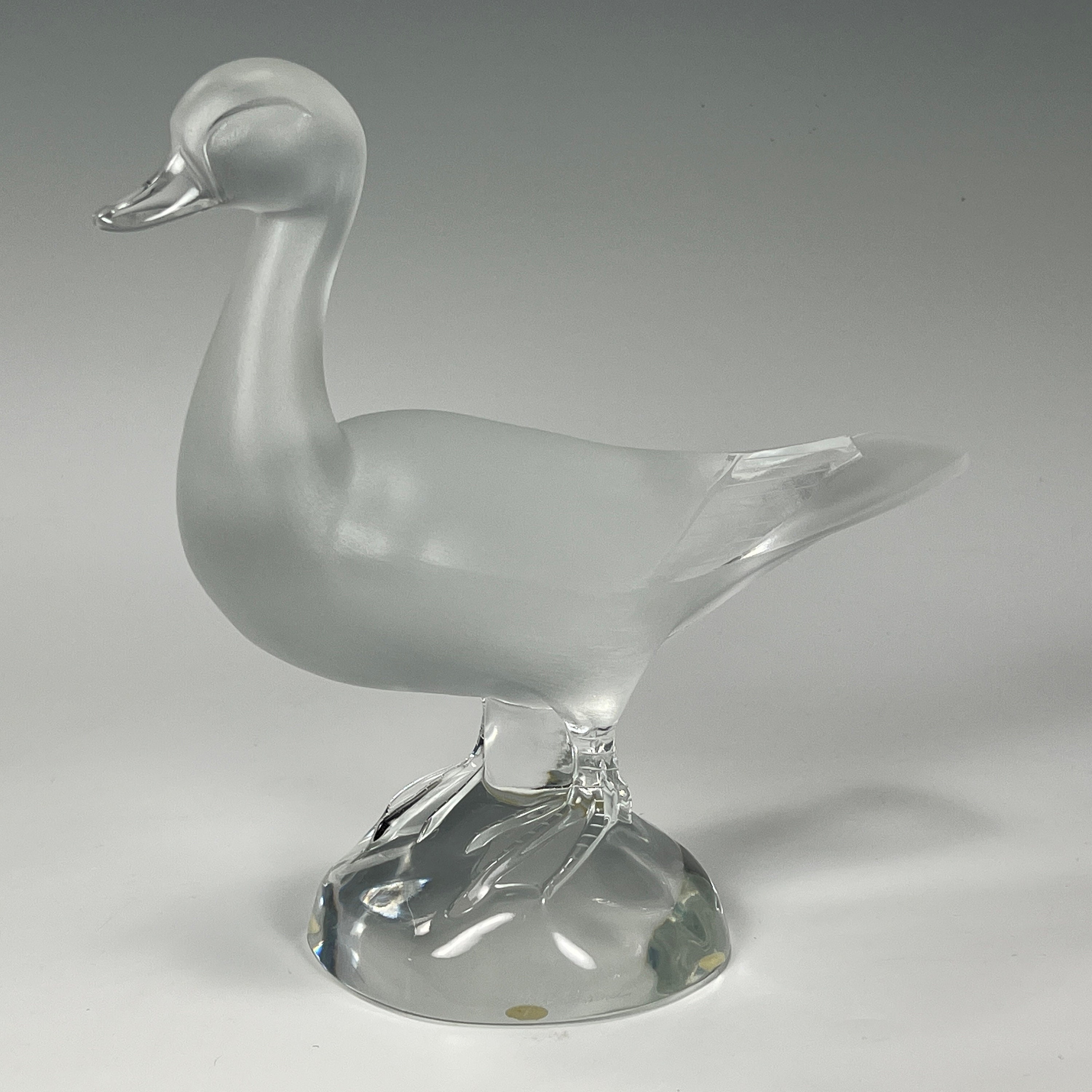 Lalique Standing Crystal Duck - Etsy