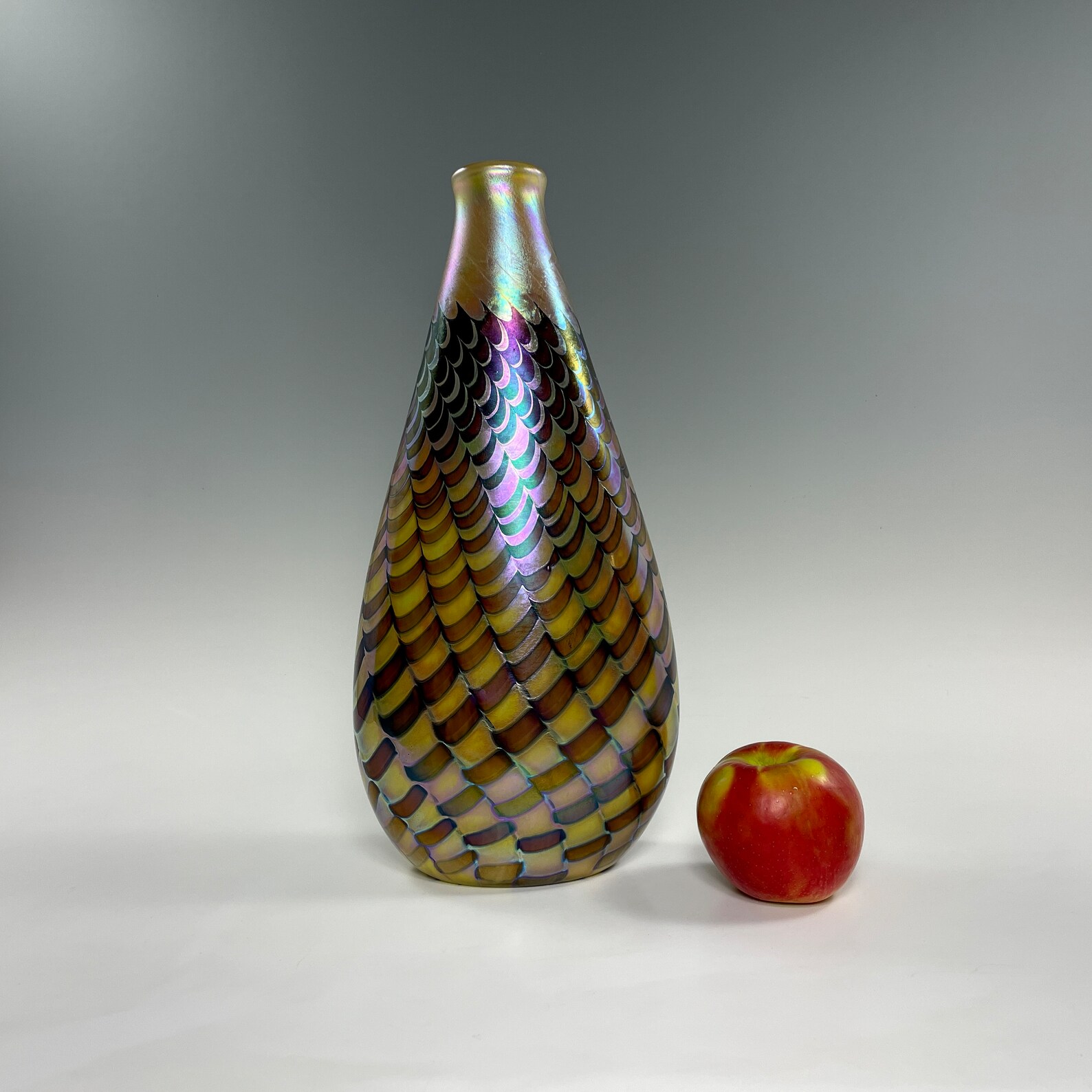 Large Stephen Fellerman Iridescent Vase - Etsy