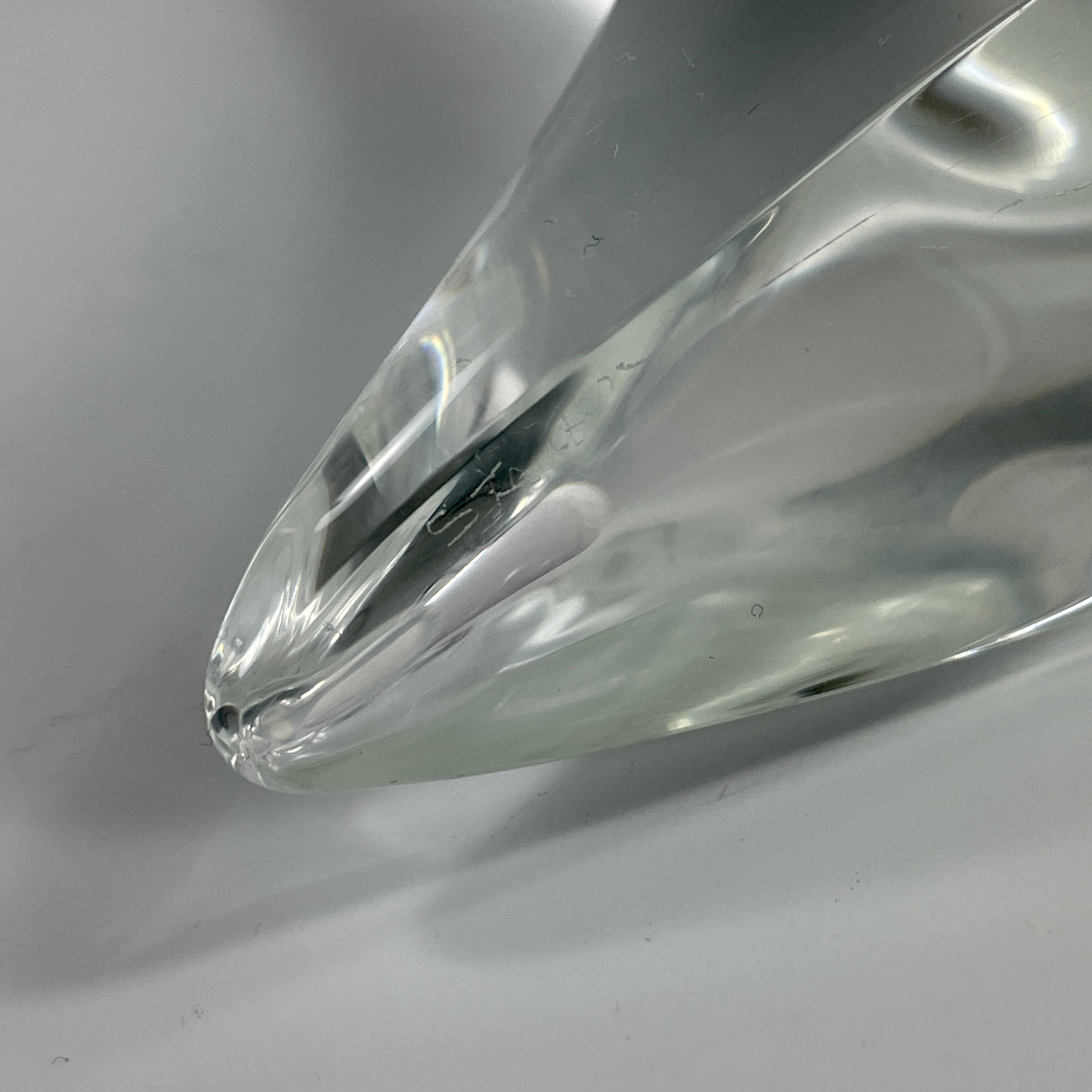 Pair of Steuben Crystal Heron Figurines - Etsy