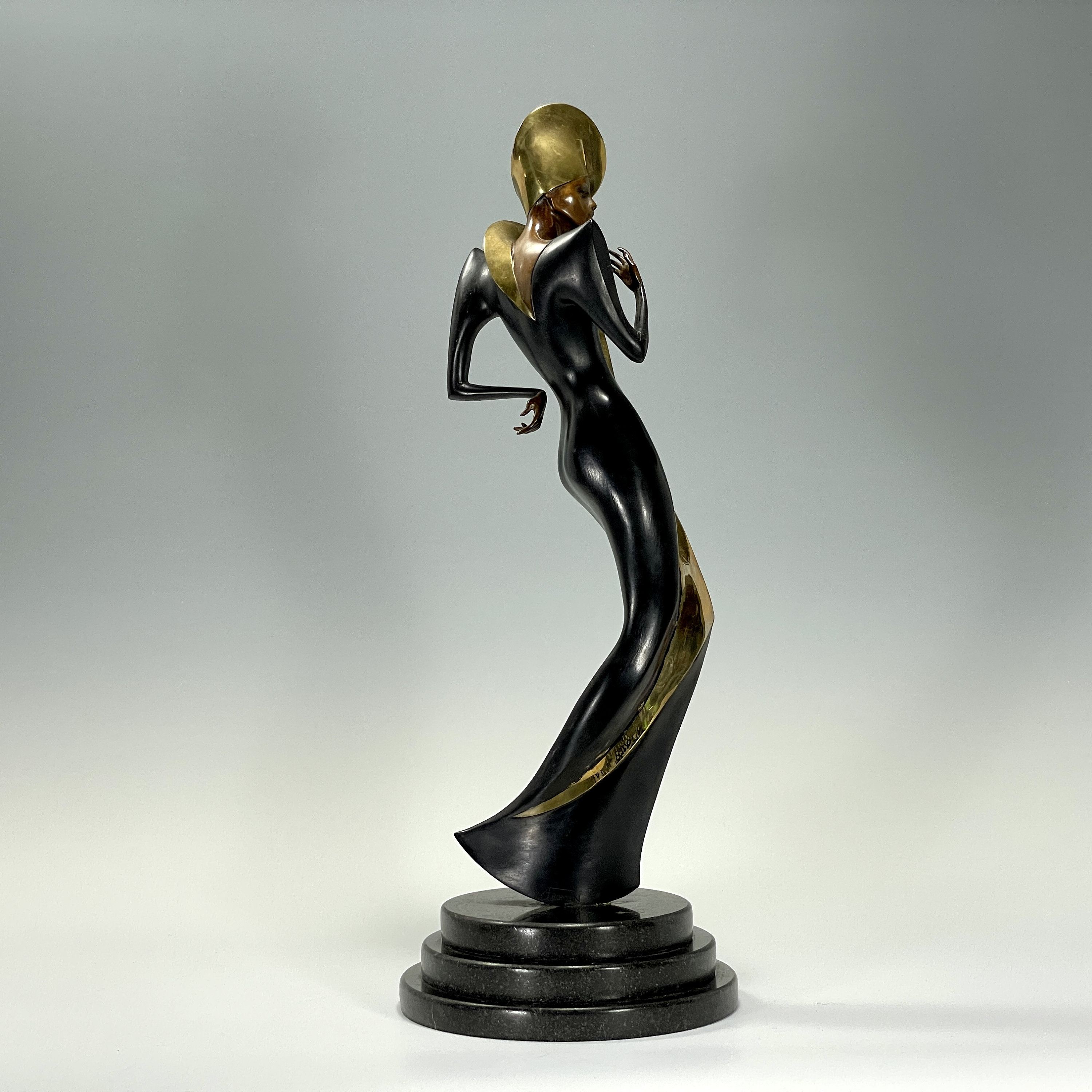 Ann Froman Bronze woman of the World Art Deco Sculpture - Etsy