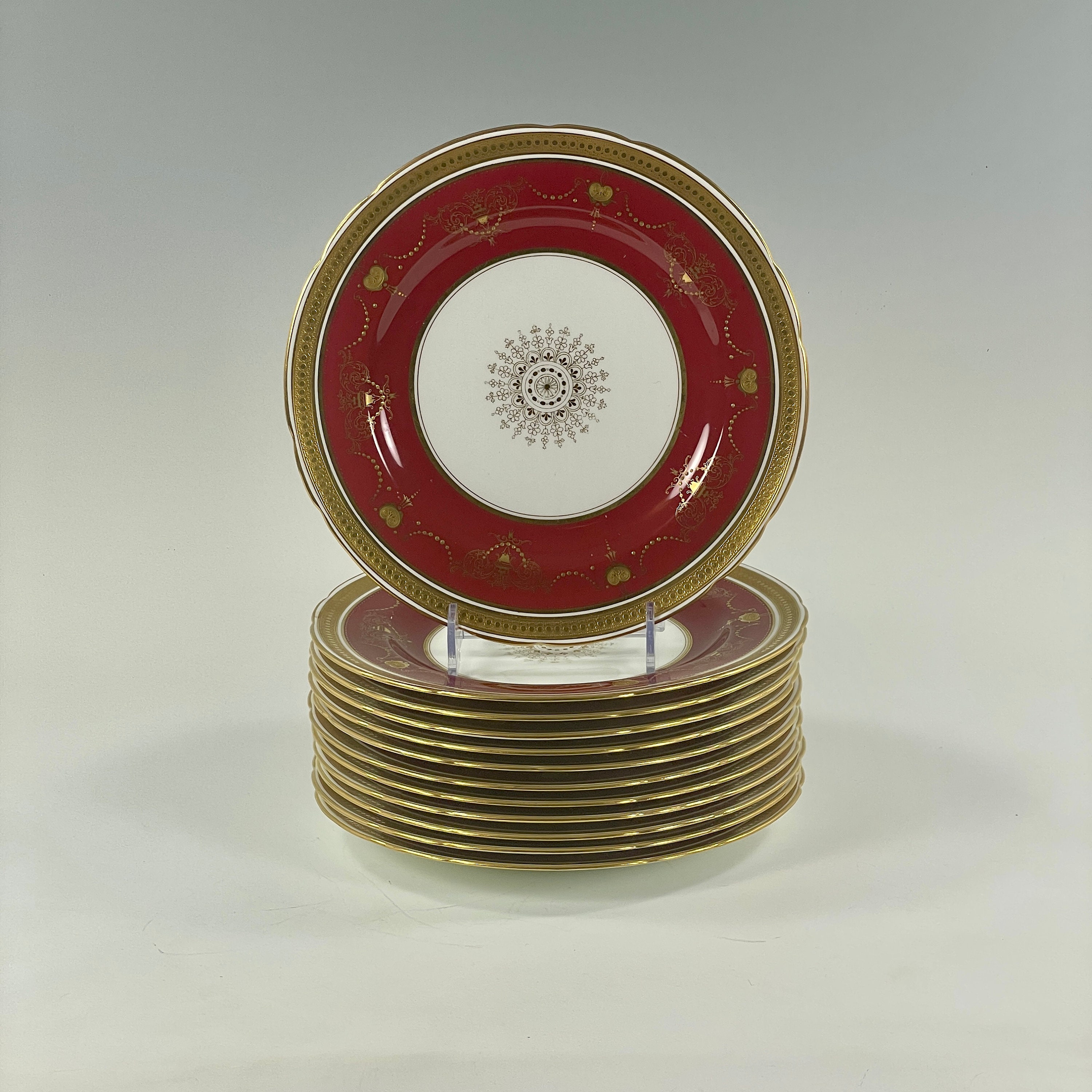 Set of 12 Antique Minton Plates Made for Tiffany & Co. - Etsy