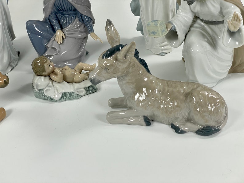 Lladro Nao 8 Piece Nativity Set - Etsy
