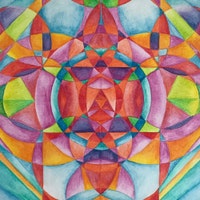 Abstract Sacral Geometry Art - Etsy