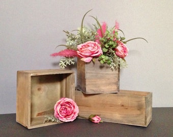 Rustic planter | Etsy