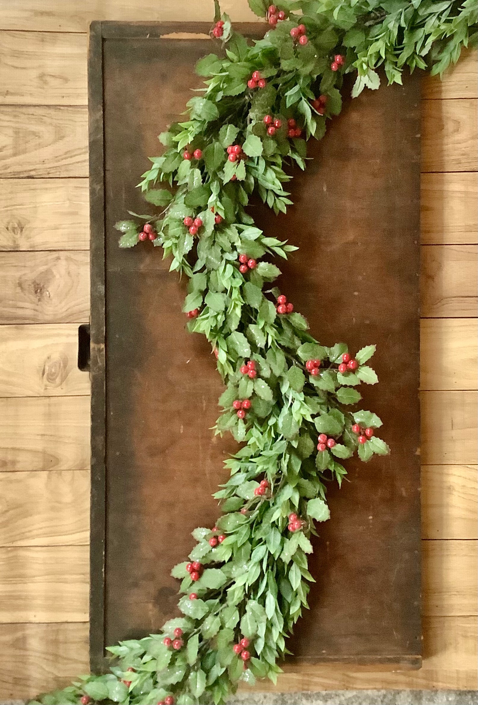 Handmade Christmas Holly Berry Garland Christmas Holly - Etsy