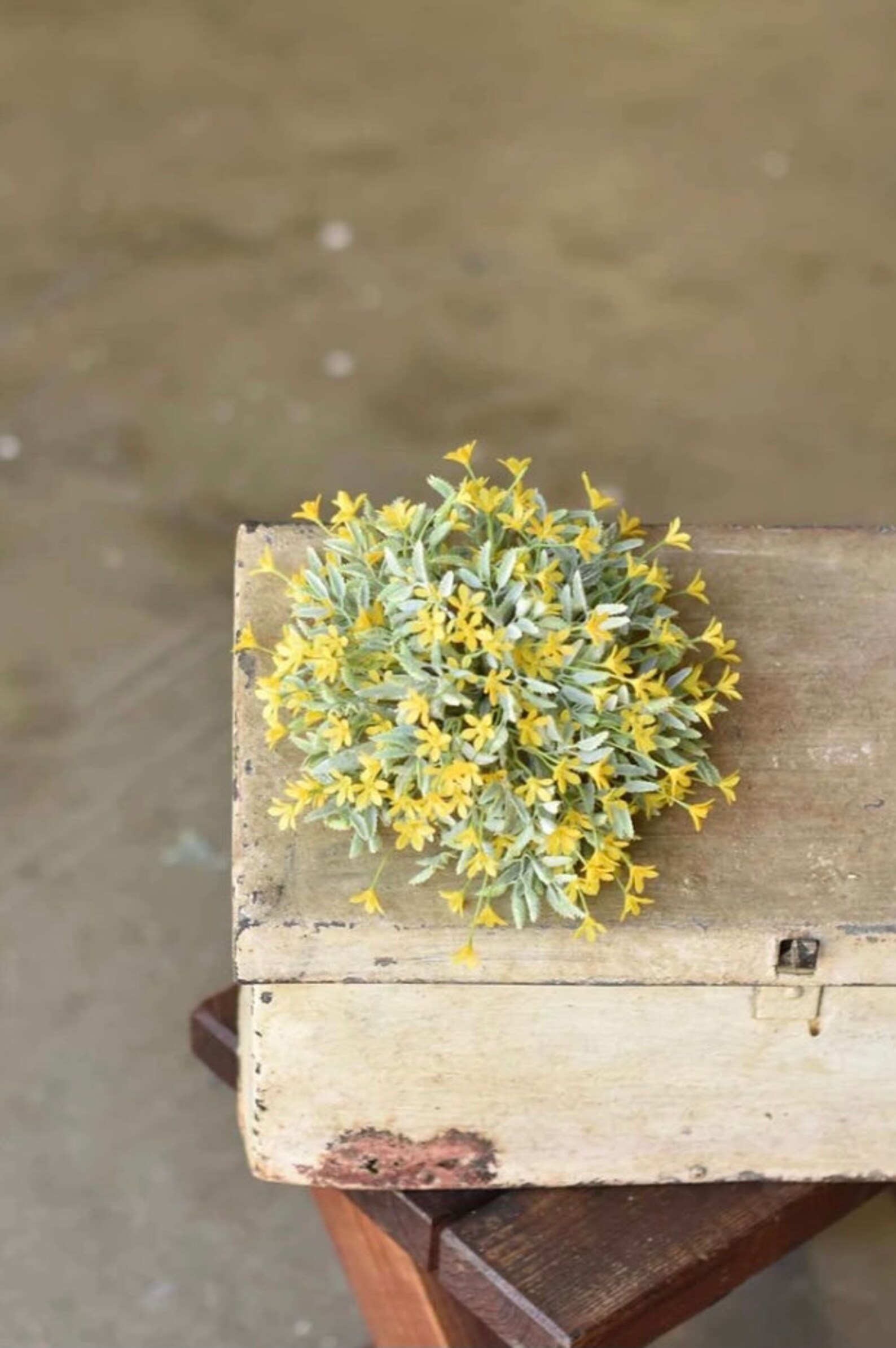 Set 2 Yellow Flower Topiary Spring Yellow Topiary Yellow - Etsy