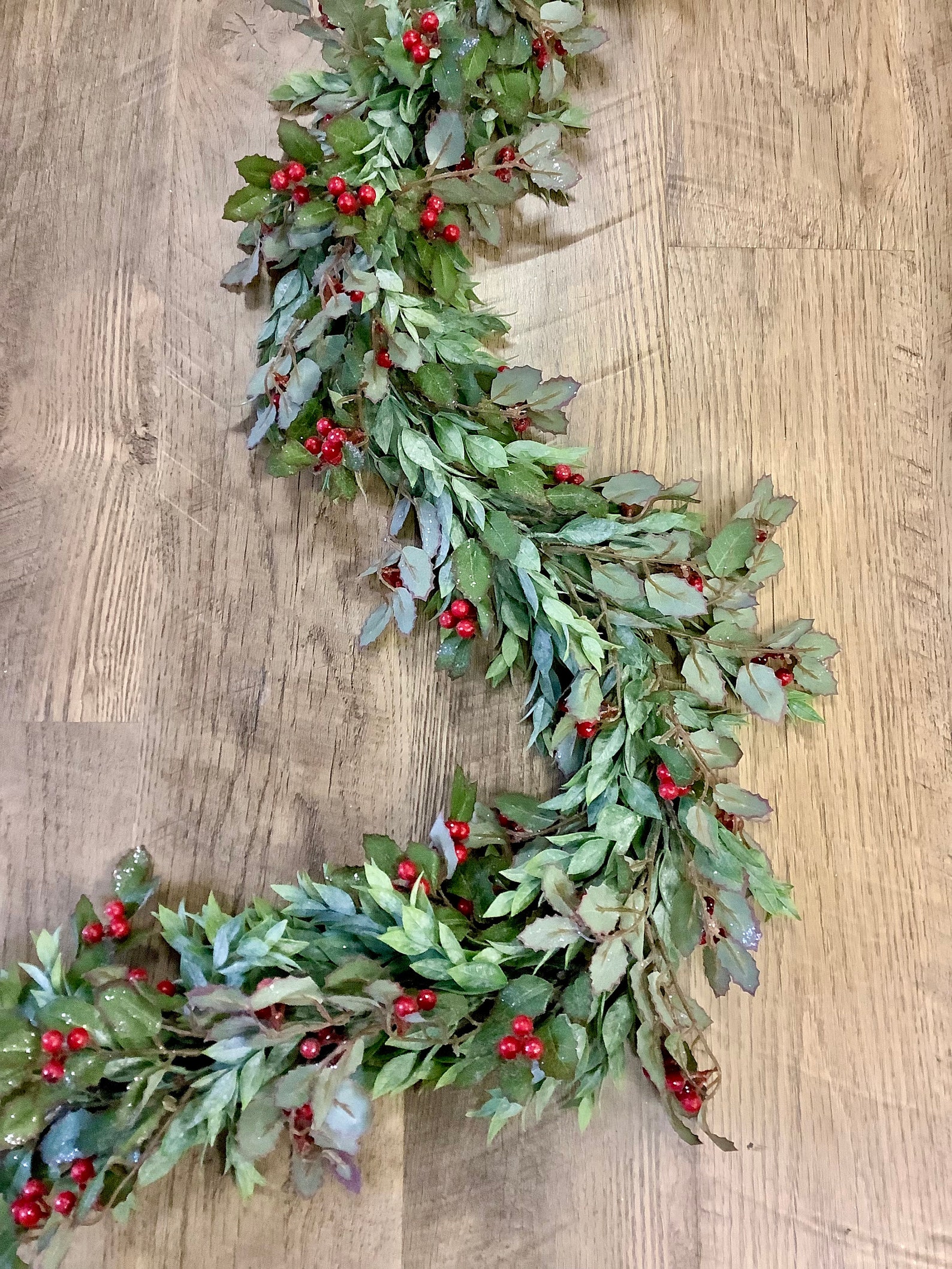 Handmade Christmas Holly Berry Garland Christmas Holly - Etsy
