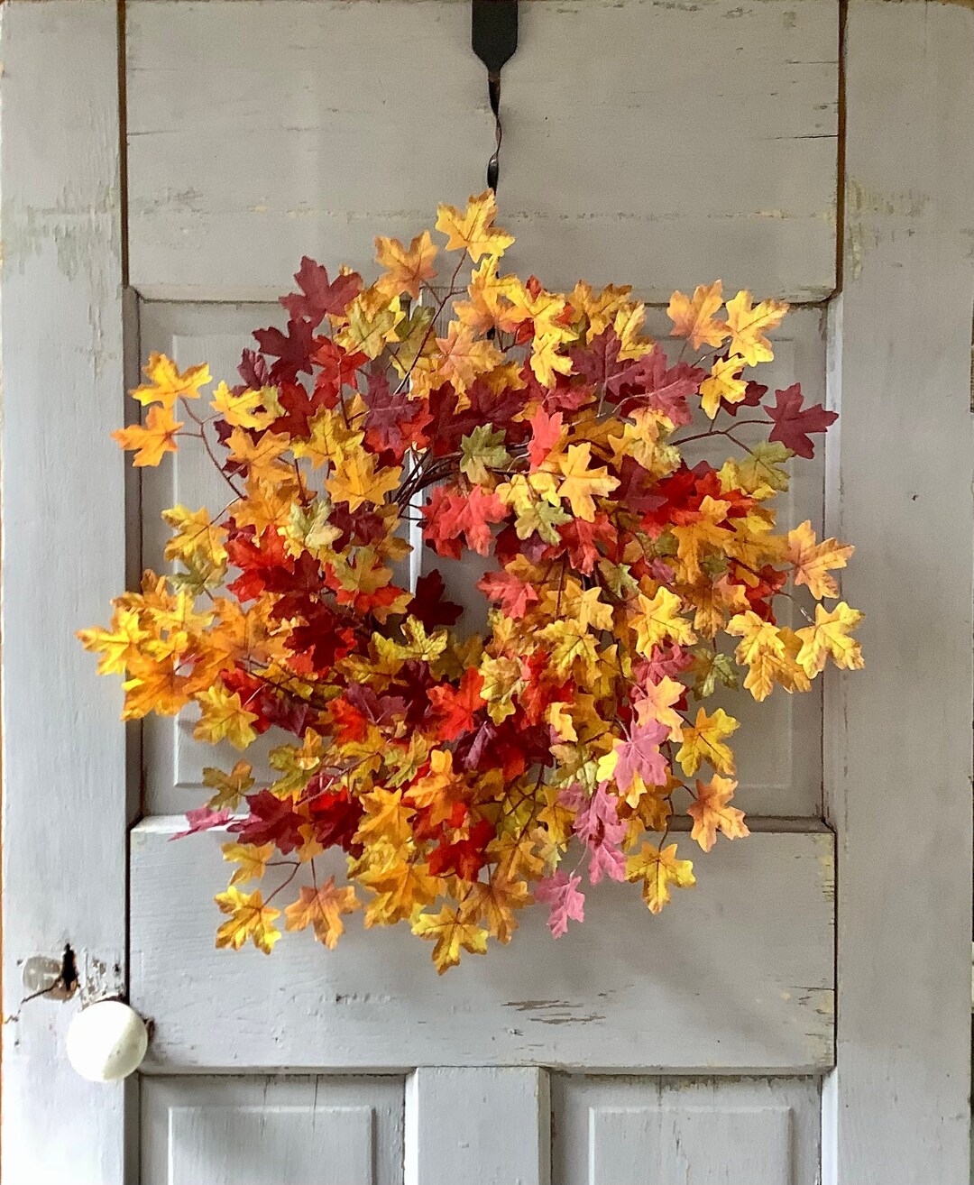 Outdoor Fall Wreath, Waterproof Wreath, Wreath for Between the Door ...
