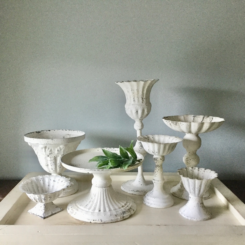 White Vase Pedestal - Etsy