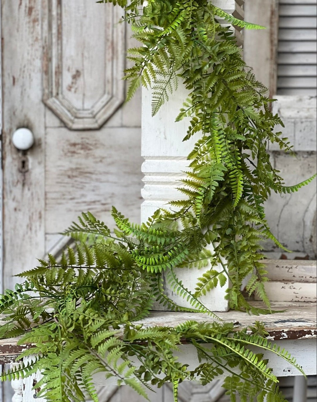 Fern Garland, Summer Garland, Garland for Mantle, Fireplace Decor ...
