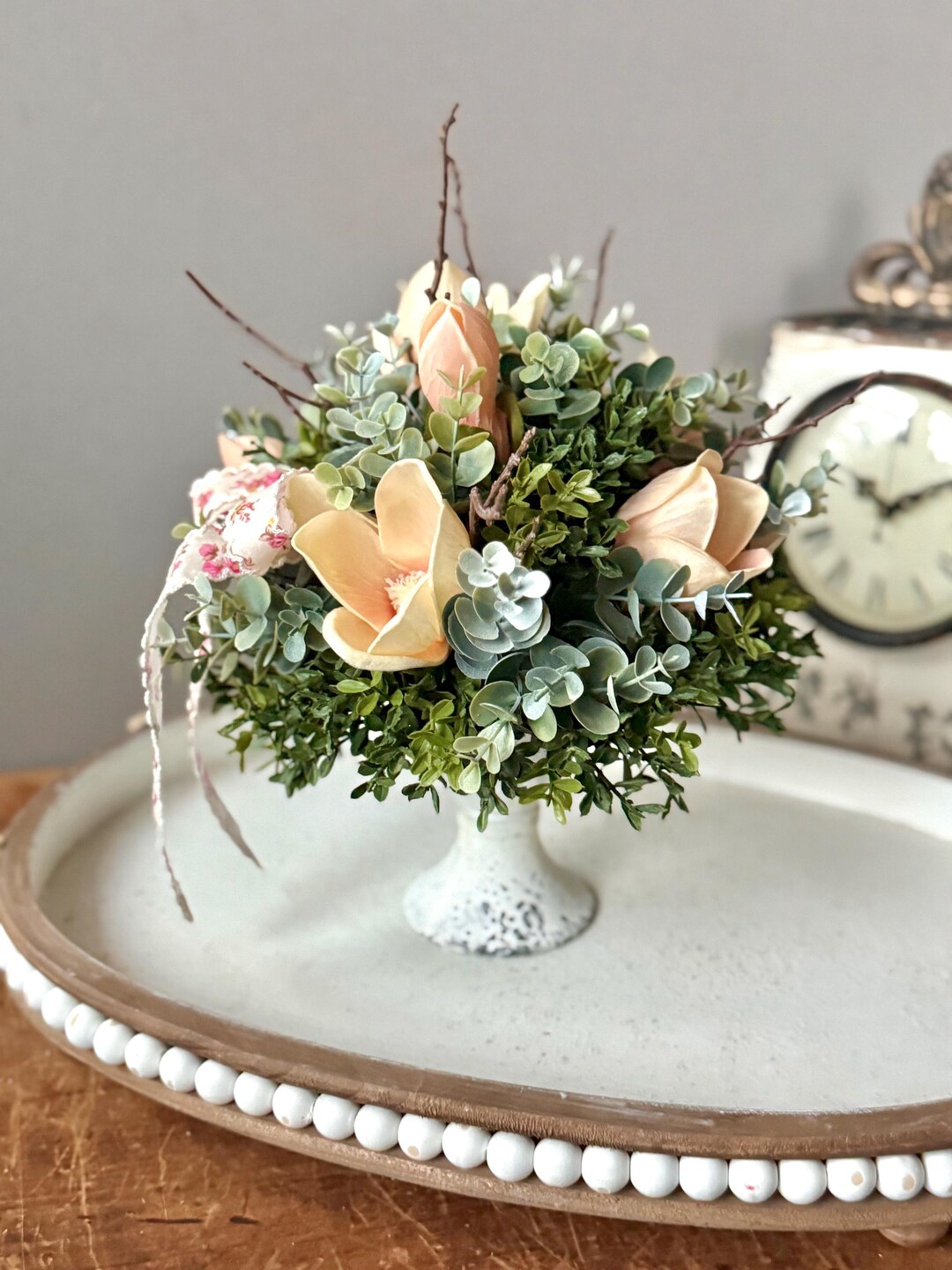 Mini Magnolia Arrangement, French Country Spring Arrangement, Mothers ...