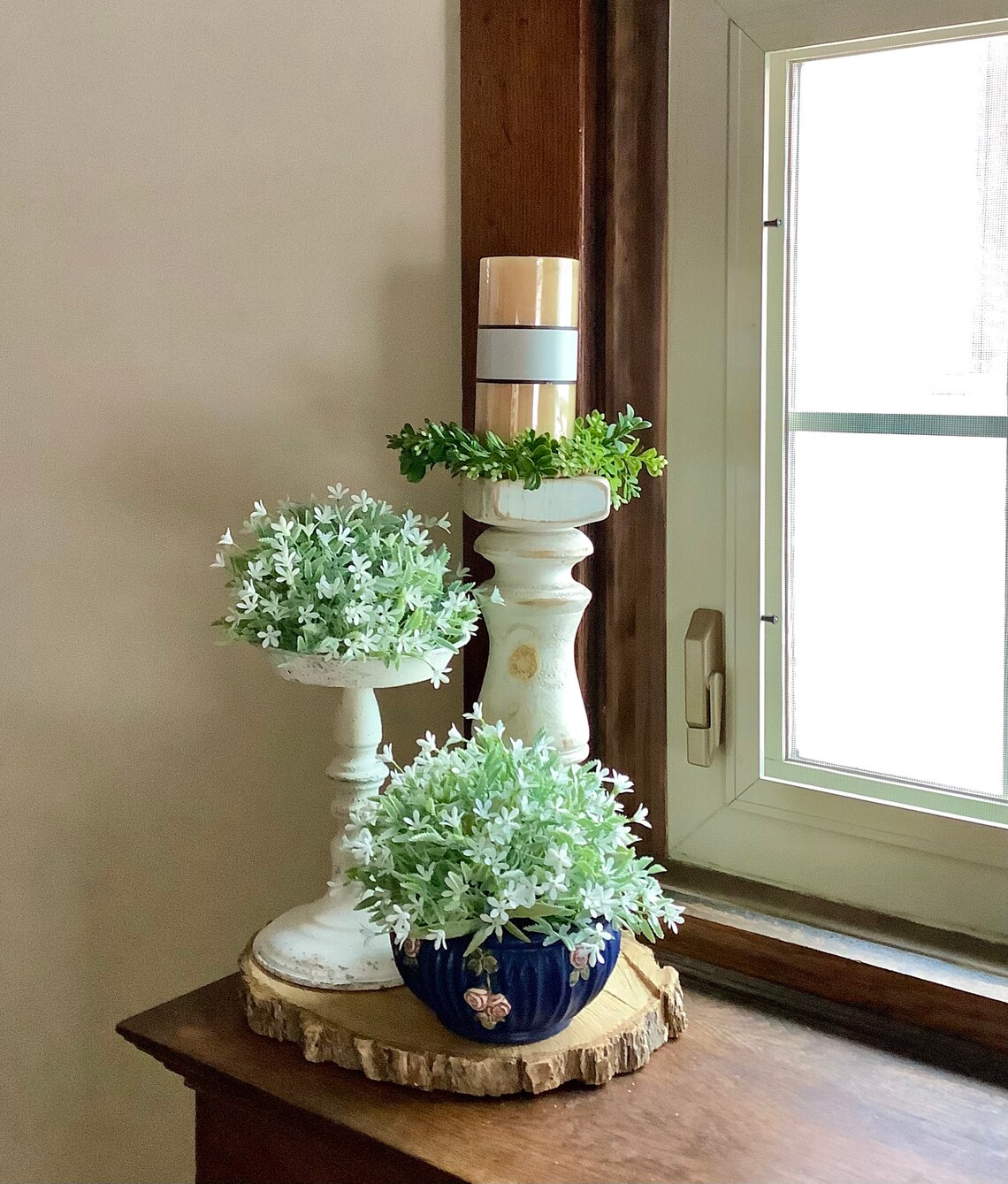 Set 2 Yellow Flower Topiary Spring Yellow Topiary Yellow - Etsy