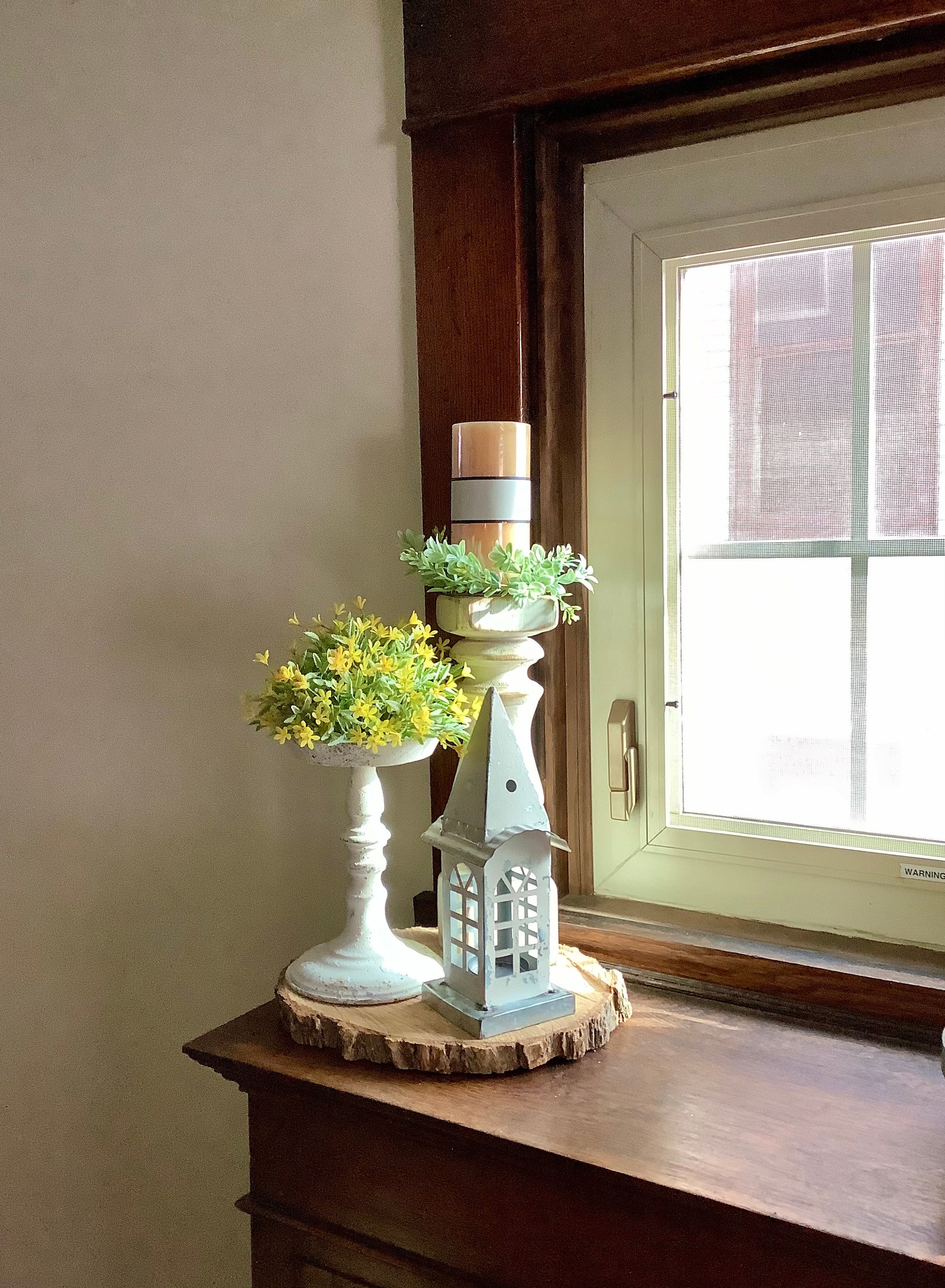 Set 2 Yellow Flower Topiary Spring Yellow Topiary Yellow - Etsy