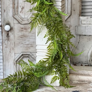 Fern Garland, Summer Garland, Garland for Mantle, Fireplace Decor ...
